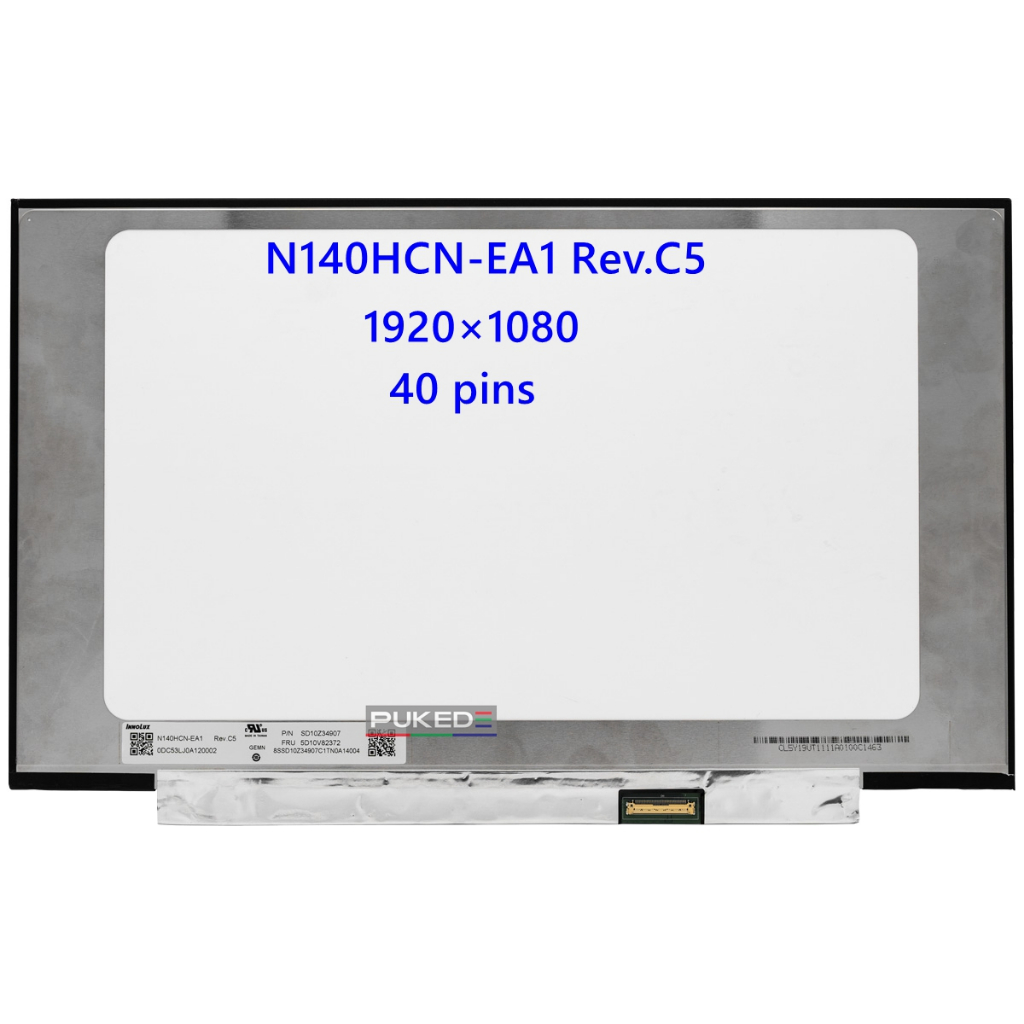 14.0'' laptop Lcd Screen On-Cell Touch 45%NTSC N140HCN-EA1 Rev.C5 C1 ...