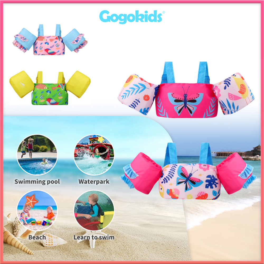 Gogokids Life Vest for Kids Floaters for Kids Arm Swimming Buoyancy ...