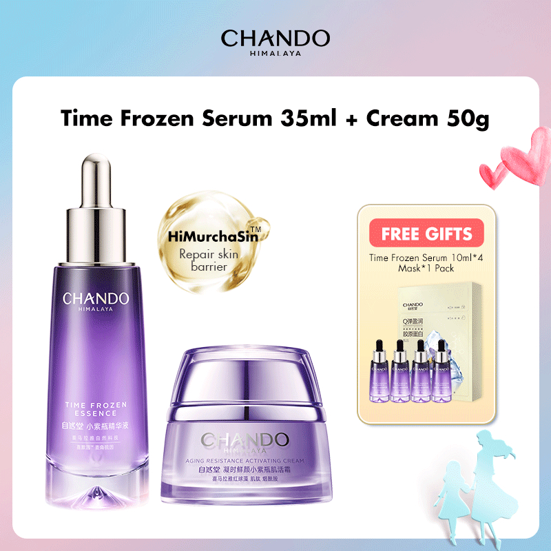 CHANDO Himalaya Time Frozen Skincare Set 5th Generation Serum 35ml ...