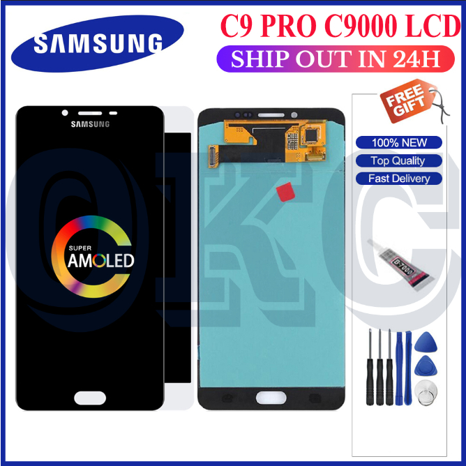 Original AMOLED LCD For Samsung Galaxy C9 Pro C9000 SM-C9000 LCD Touch ...