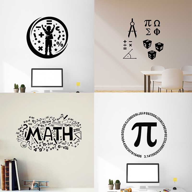 Wall Decal Golden Ratio Geometry Integral Math Symbols Creativity ...