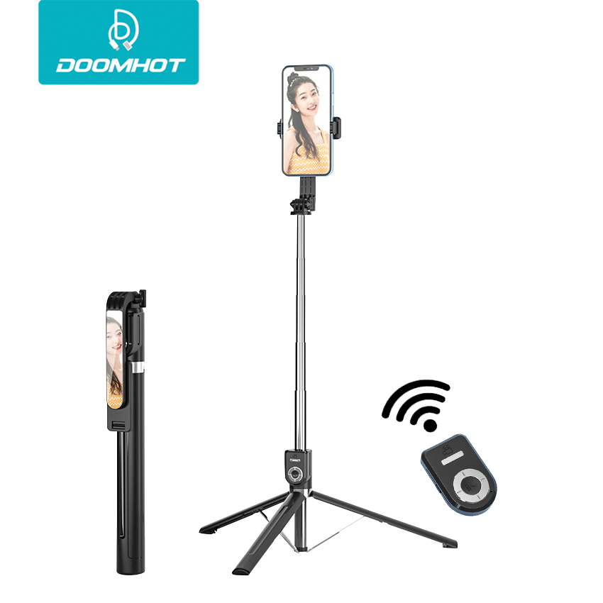 Doomhot Selfie Stick 1 7m Long Selfie Stick Dual Fill Light Mobile