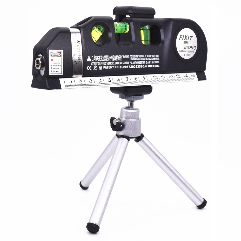 Multipurpose Laser Ruler Laser Level and Spirit Level Metric Rulers ...