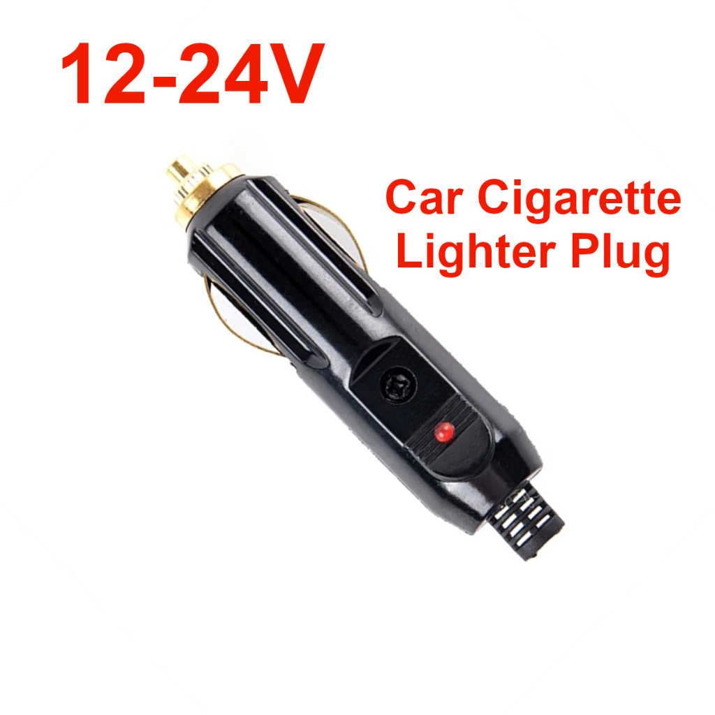 1Pc/2Pcs 10A 240W Car Cigarette Lighter Socket with LED Light 12-24V ...