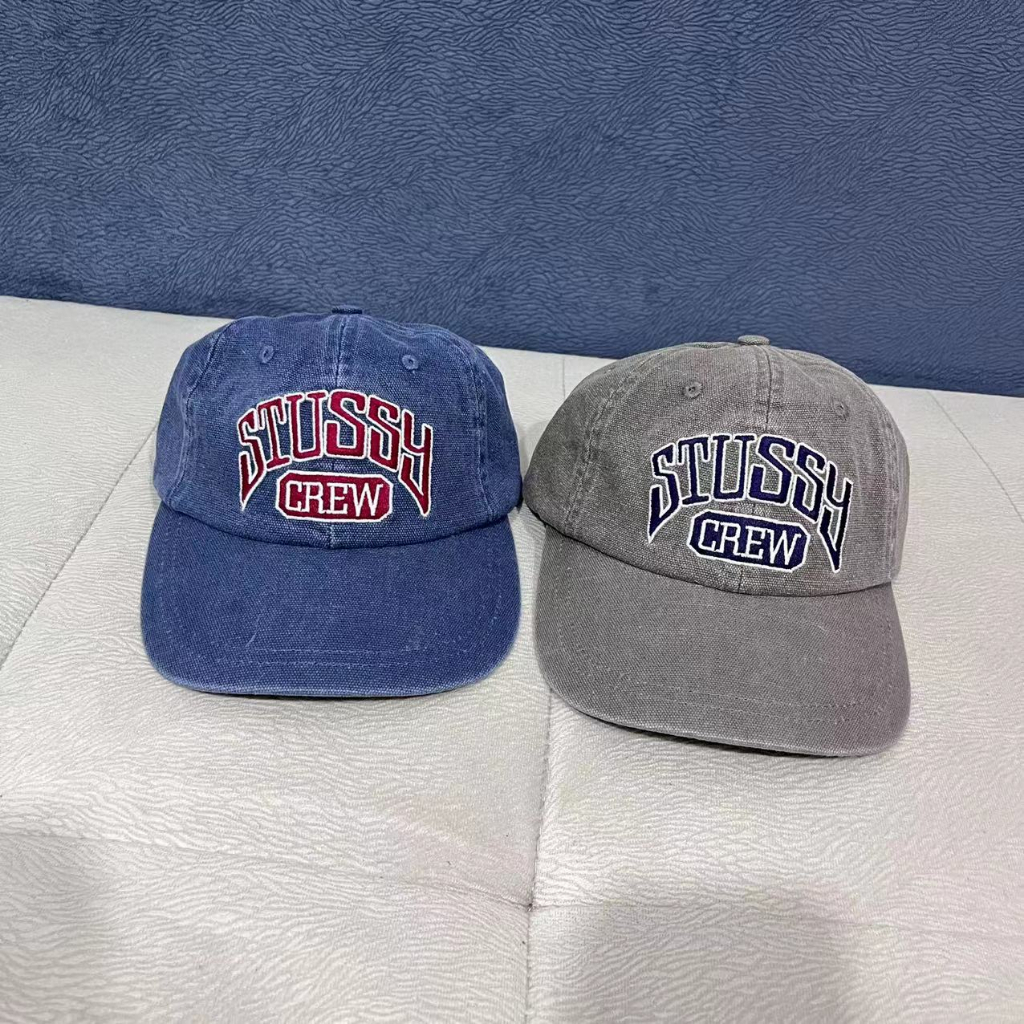 Stu Retro Preppy Style Baseball Cap Curved Brim Soft Top Sun Hat ...