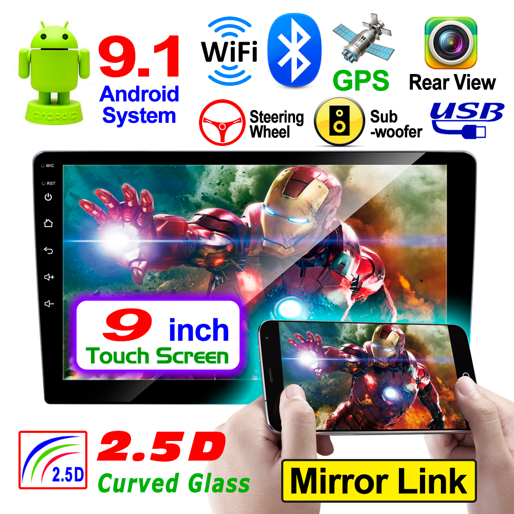 9 Inch Headunit High-Definition Touch Screen Android 9.0 System ...