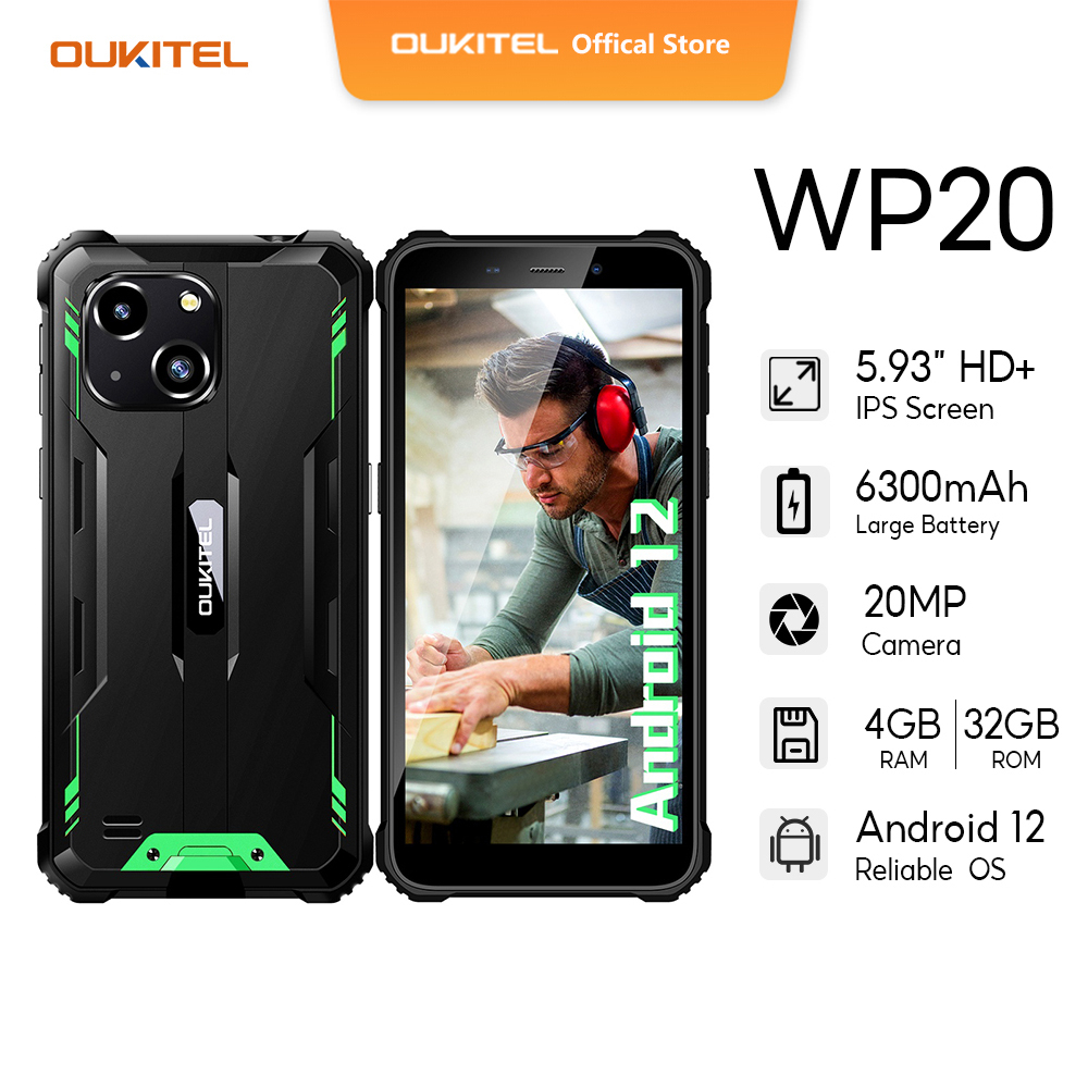 Oukitel Wp20 5.93 Inch 4gb+32gb 6300mah Smartphone | Shopee Philippines
