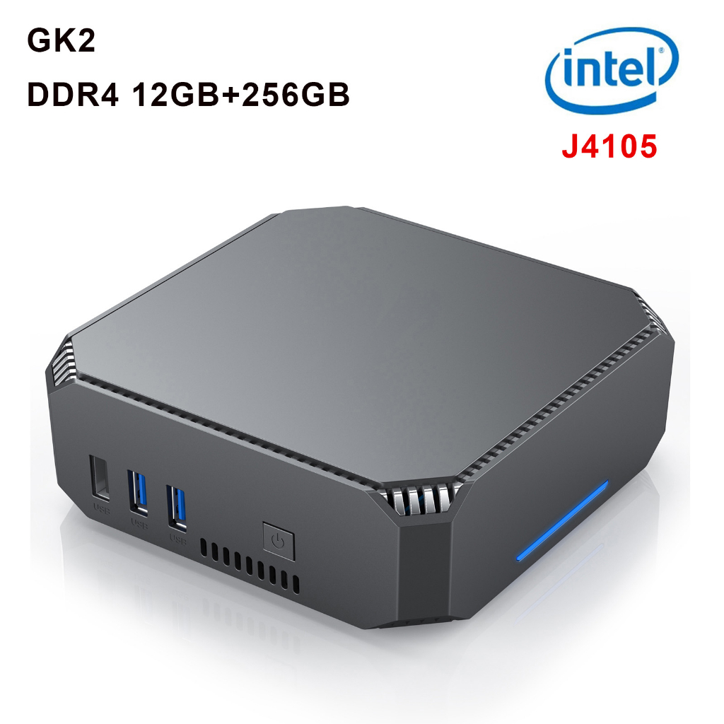 GK2 Mini PC Windows 11 CPU Intel Celeron J4105 Quad-Core 2.4G/ 5G Dual ...