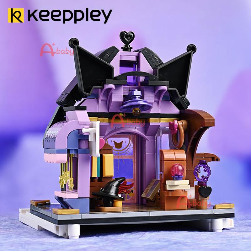 A+Baby] Keeppley Sanrio Building Blocks Streetscape Street View Kuromi ...