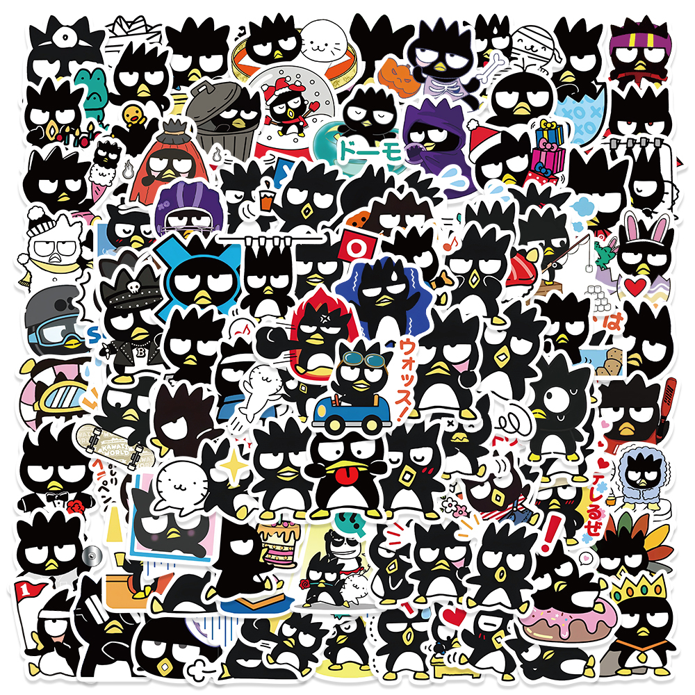 Sanrio Cartoon Anime BAD BADTZ MARU Stickers for Car Laptop Luggage ...