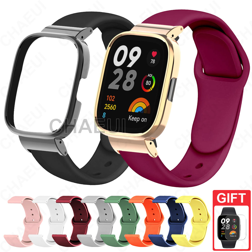Silicone Strap Case Replacement Band Bracelet for Redmi Watch 5 4 3 2 ...