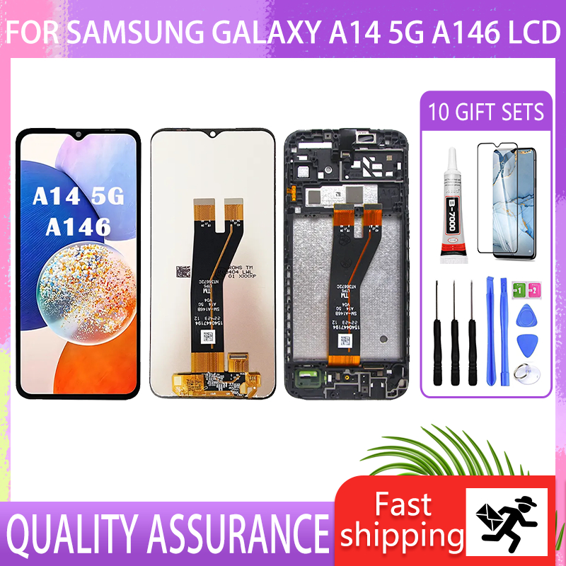 Original For Samsung Galaxy A14 5G A146 LCD With Frame Display Touch Screen Parts | Shopee ...