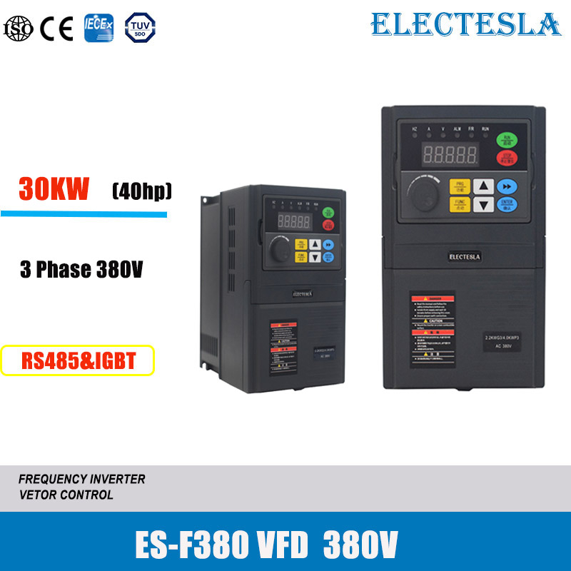 30KW heavy-load inverter 380V 3-Phase heavy-duty asynchronous motor ...