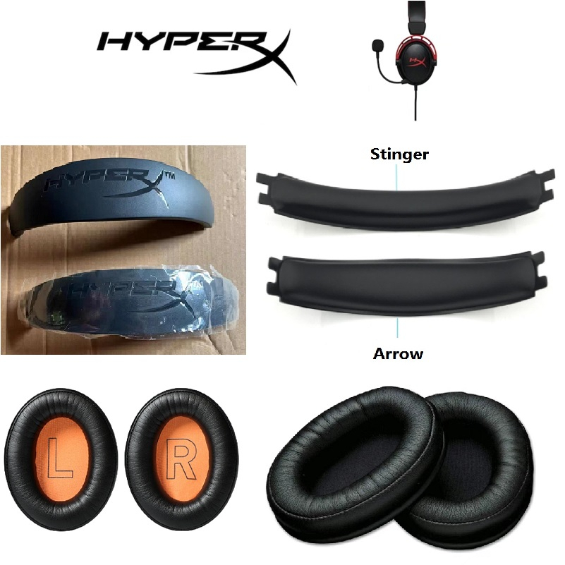 HyperX Arrow and Stinger Headphone Replacement Repair Parts-Top Plastic ...