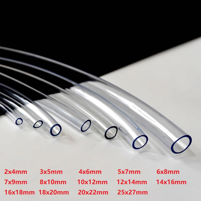 ID 2 4 6 ~25mm Transparent PVC Tube Soft Pipe Plastic Household Water ...