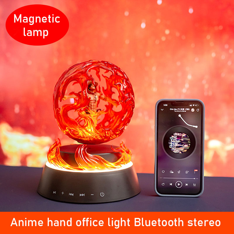 Magnetic Levitation Anime Figure ACE Statue Bluetooth Speaker Desk ...