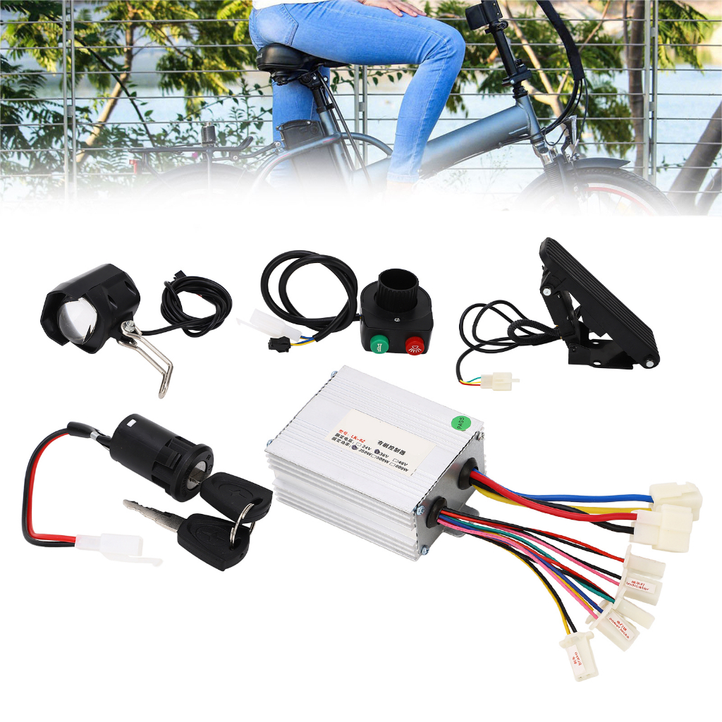 [WMA] 36V 350W Motor Controller Foot Pedal Front Lamp Lamp Switch Kit ...