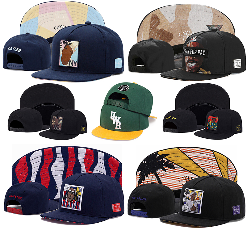 2PAC sumbrero Hip hop rapper flat brimmed hat fashion cayler&sons cap ...