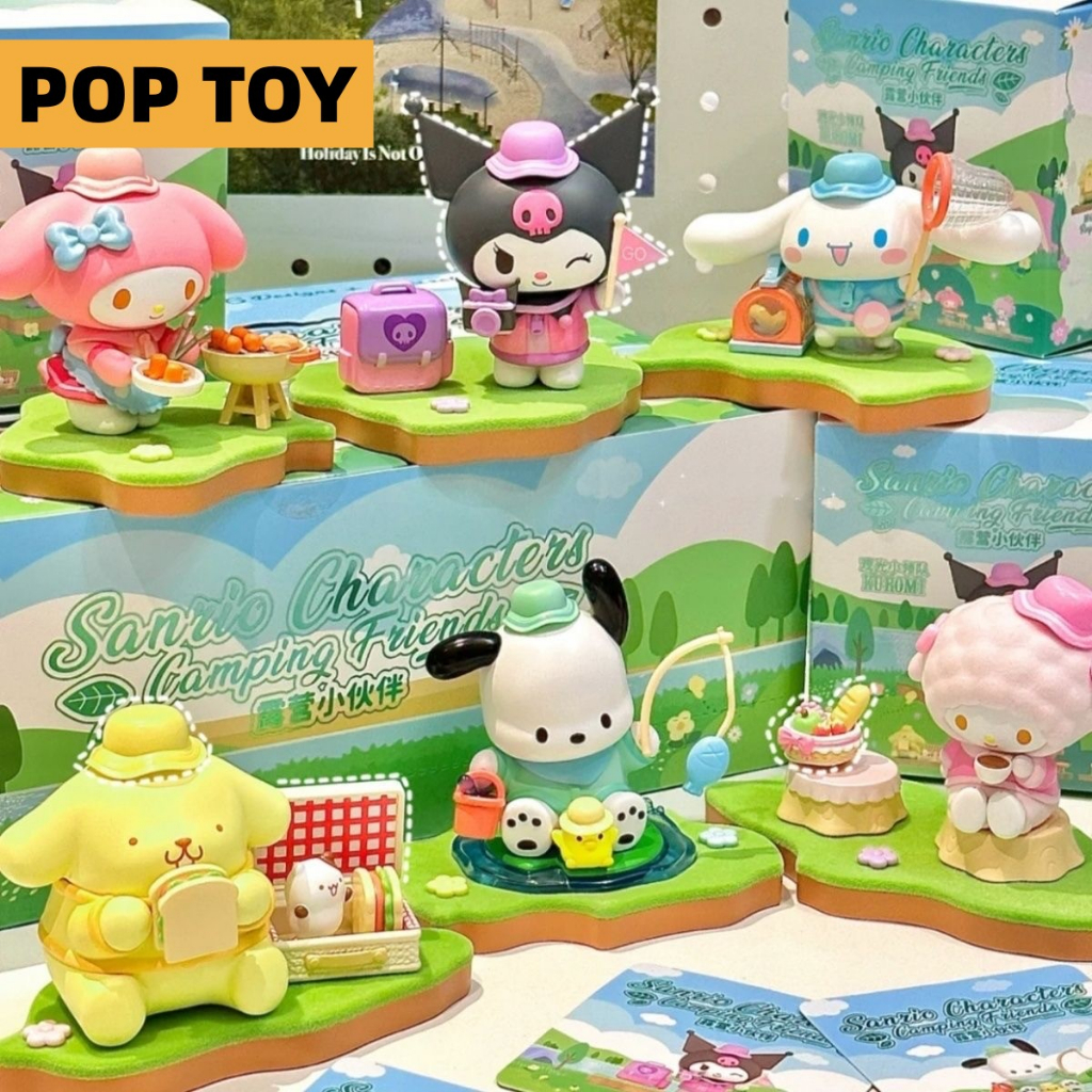 Sanrio Characters Camping Friends Series Cute Figures Hobby Collecting ...
