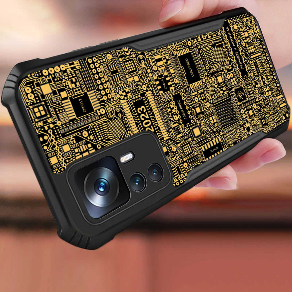 Circuit Board Pattern Phone Casing For Xiaomi 12T 12 4G 5G POCO X3 M4 ...
