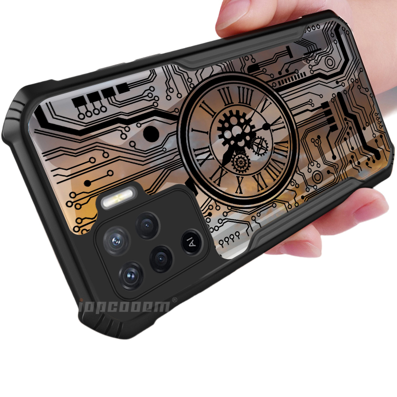 Mechanical circuit board pattern phone Case OPPO A5 A5X A58 A57 A96 A95 ...