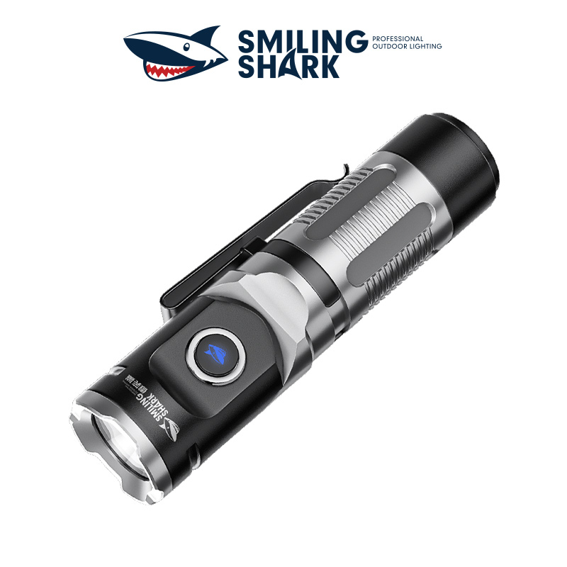 Smiling Shark SDES15 Super Bright Flashlight Led Mini Torch Light P9 ...