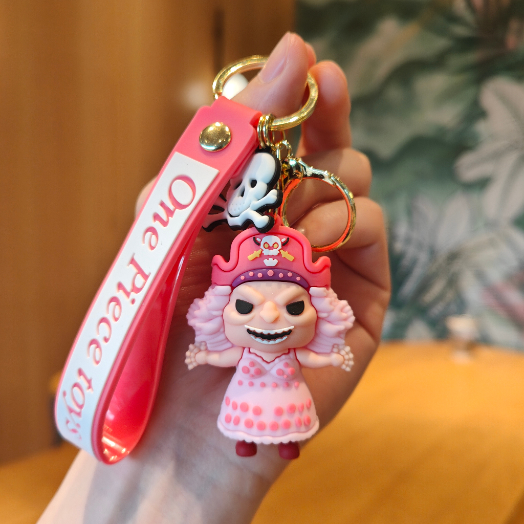 1 Pc New One Piece Anime Luffy Doll Keychain Roger Zoro Ace Doflamingo ...