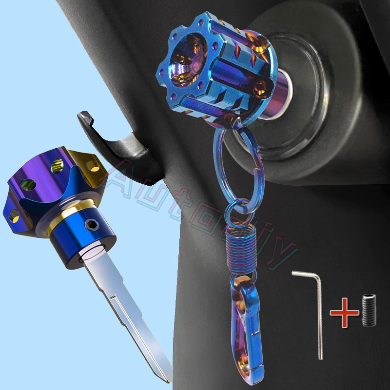 Universal Motorcycle CNC Modified Key Cover CNC Key Bit Hexagon Key Tip ...