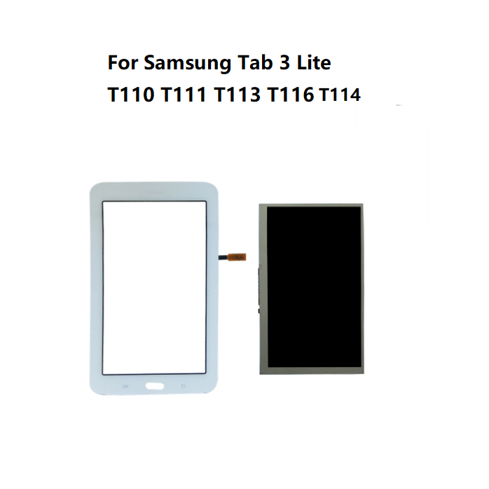 LCD Display For Samsung Galaxy TAB 3 T110 T113 T116 T114 LCD Display Touch Screen Sensor Glass ...