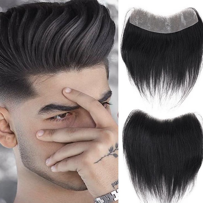 Hairline wig stickers forehead men s high forehead men s bald wig piece ...