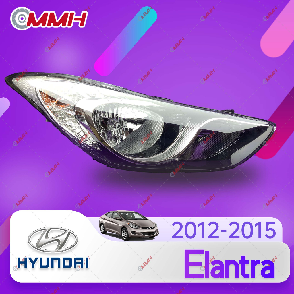 Hyundai Elantra Headlight 2012-2015 Headlamp Headlight Headlight ...