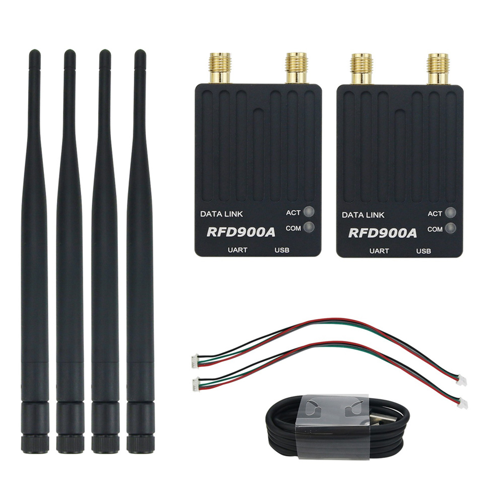 2pcs RFD900A 915Mhz 3DR Radio Telemetry Modem Module UAV 40KM Ultra ...