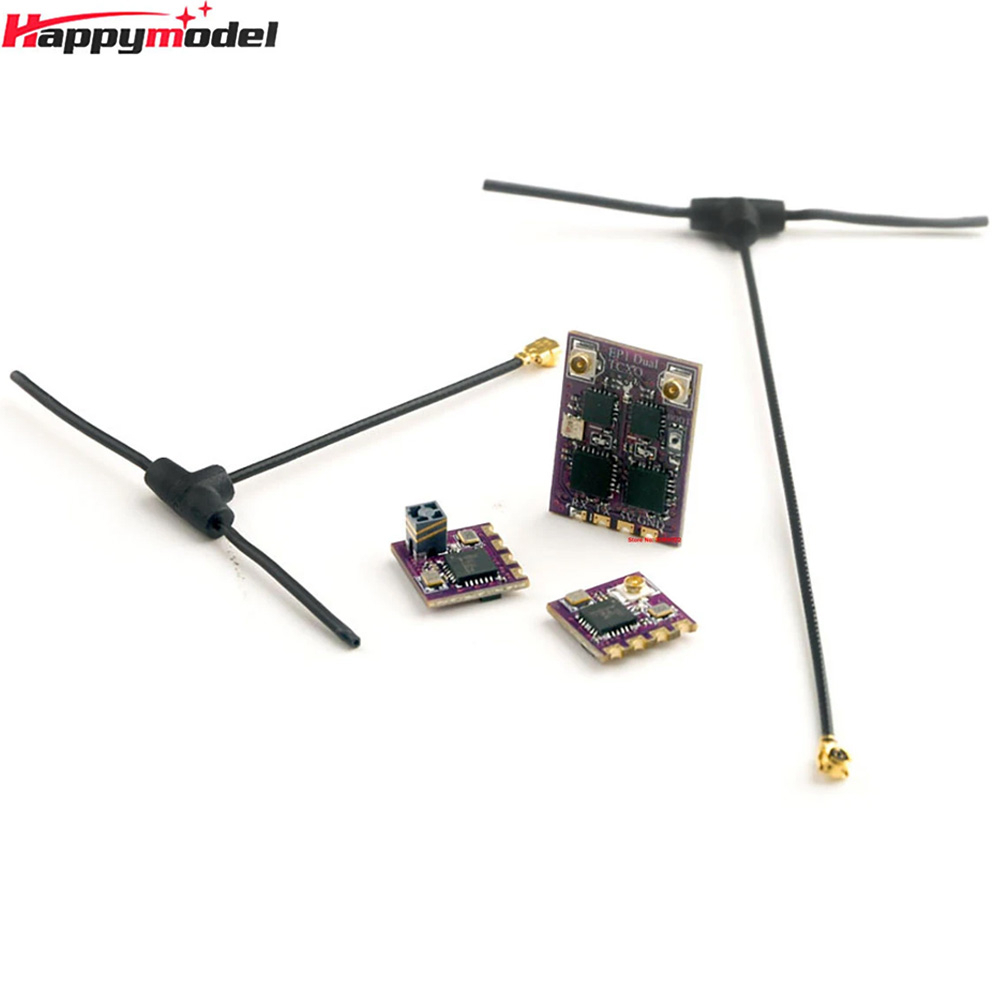 HappyModel 2.4G ELRS EP1 EP2 EP1DUAL TCXO Receiver ExpressLRS Built-in ...