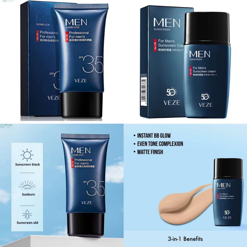 VEZE UV Sunscreen Cream Face Body Defence High Protection Skincare ...