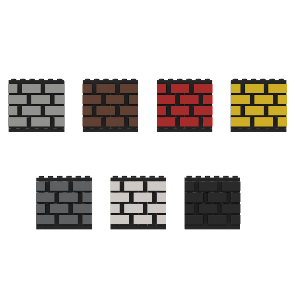 Wall Building Blocks Classic Toys Kids Collection Souvenir Medieval ...