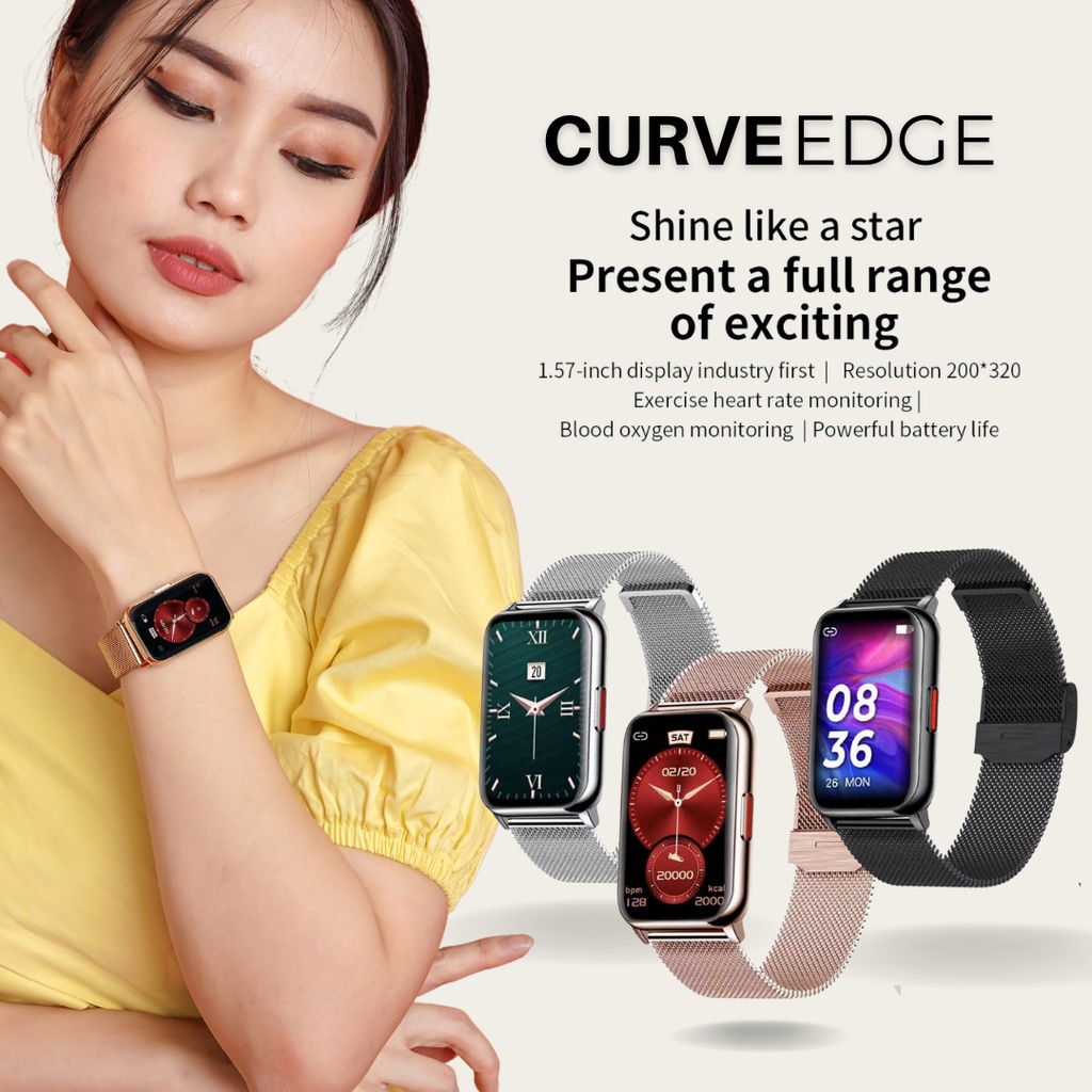 Original H80 Smart Watch Women Smart Bracelet 1.47" Heart Rate Blood ...