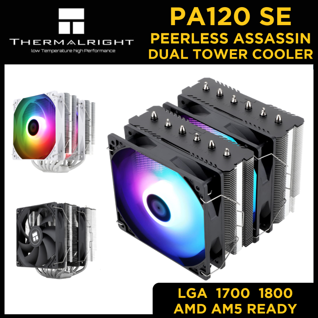 Thermalright PA120 / PA 120 SE. Peerless Assassin. LGA 1700/1800 AM4 AM5 Ready. | Shopee Philippines