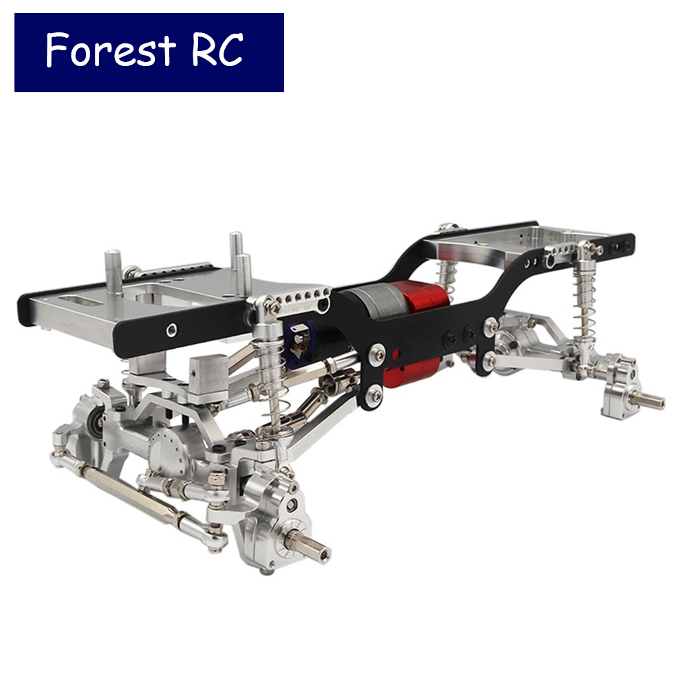 Forestrc Full Metal Frame Chassis Kit Shock Pull Rod with Portal Axle ...