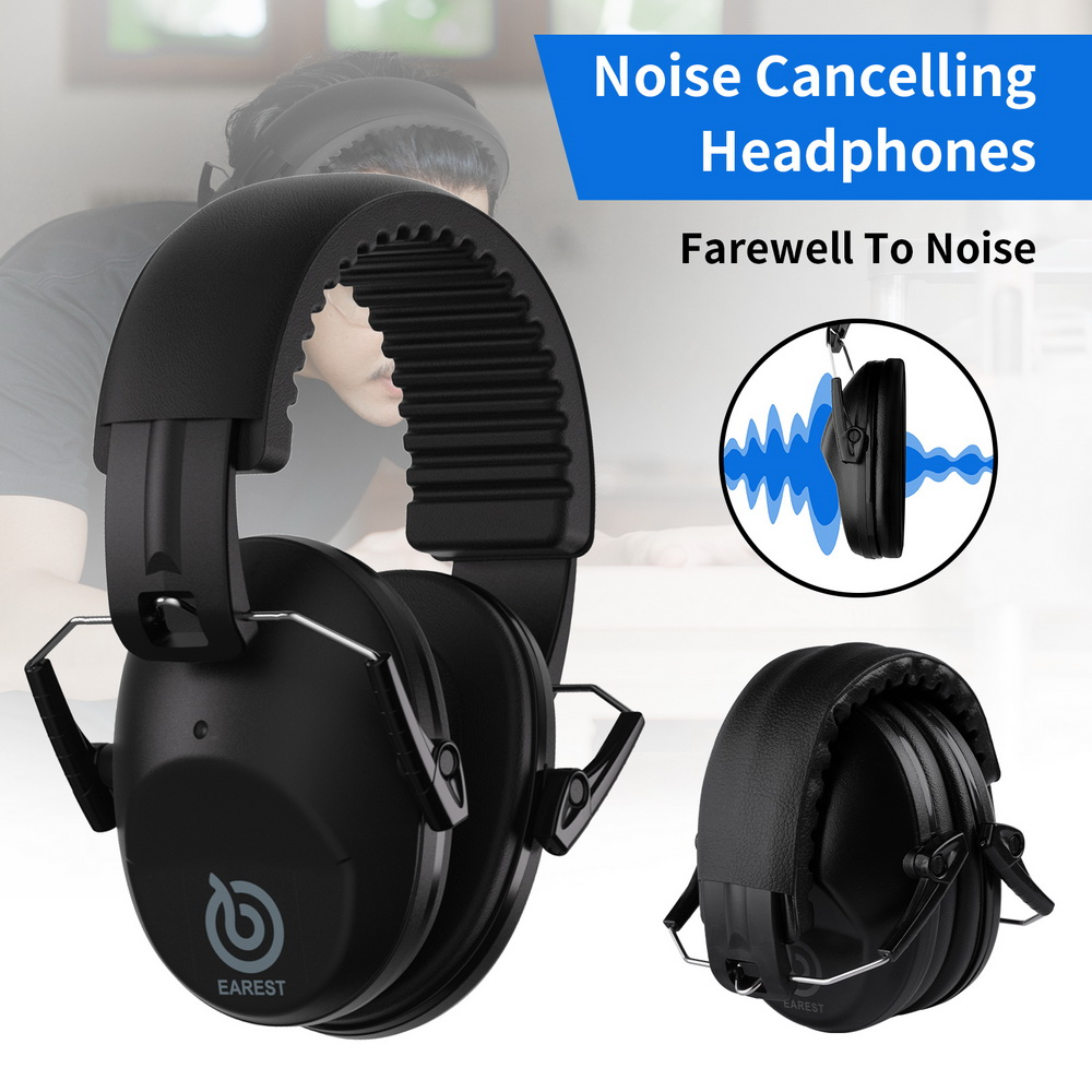 Wenzi EAREST Protection Ear Muffs Noise Reduction 20dB Safety Ear Muffs ...