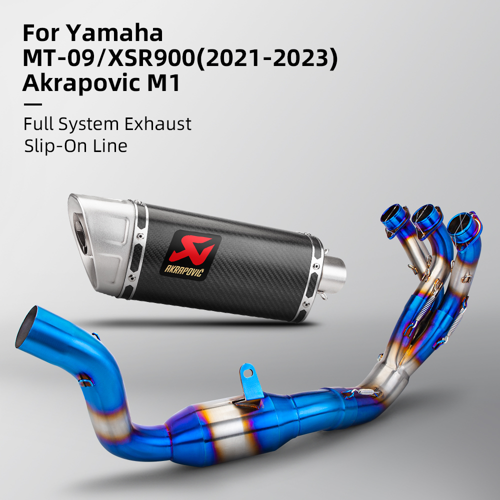 Akrapovic M1 for YAMAHA MT09 v3 2021-2022 full exhaust system 51mm ...