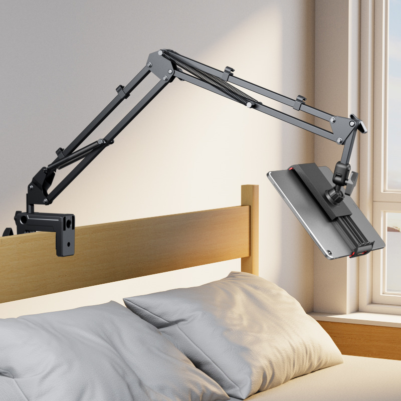 Folding metal phone bracket lazy bracket lengthened tablet holder ...