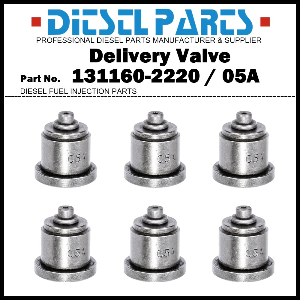 6Pcs Injection Pump Pressure Valve Delivery Valve 05A 131160-2220 ...