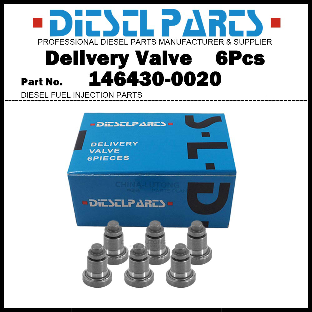 6Pcs Injection Pump Pressure Valve Delivery Valve VE1 146430-0020 ...