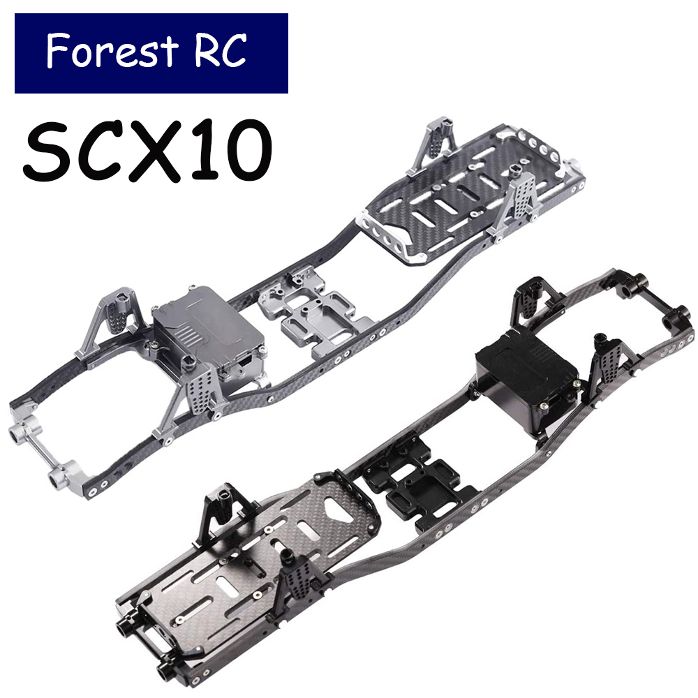 Forestrc 1:10 Metal Crawler RC Car Chassis Frame Kit for Axial SCX10 ...