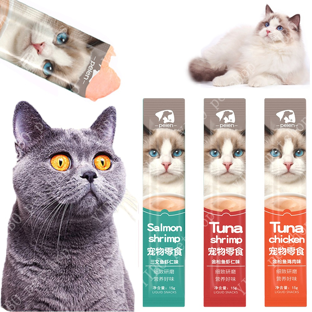 Paw's Pet Snacks Cat Kitten Snacks Cat Treats Fresh Wet Food 15g ...