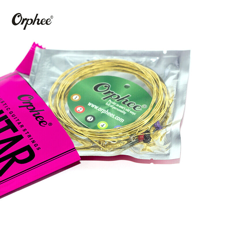 Orphee Tx640 Acoustic Guitar Strings Medium Tension /Set Folk Universal ...