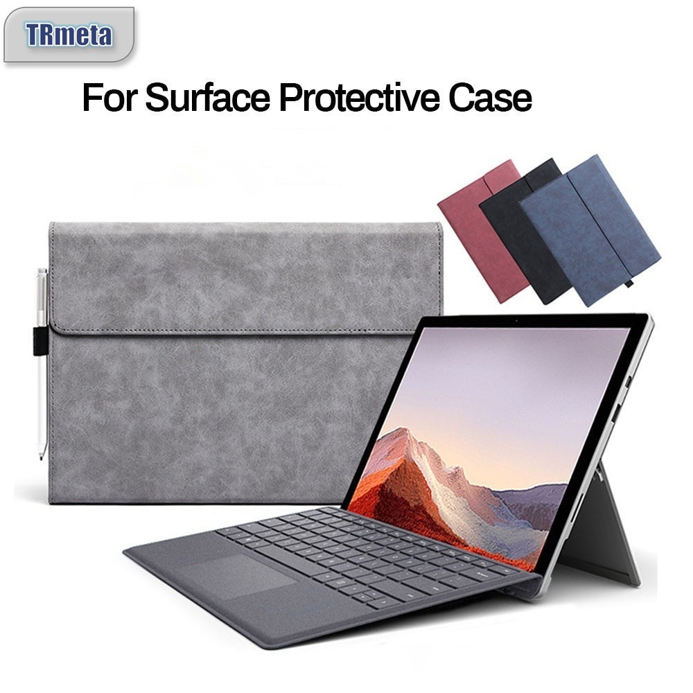 PU Leather Case For Microsoft Surface Pro 12 11 10 9 Pro 8 Pro 7 Pro 7 ...