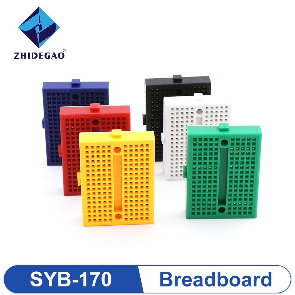 SYB-170 Universal Solderless Prototype Breadboard 170 Tie-Points Mini ...