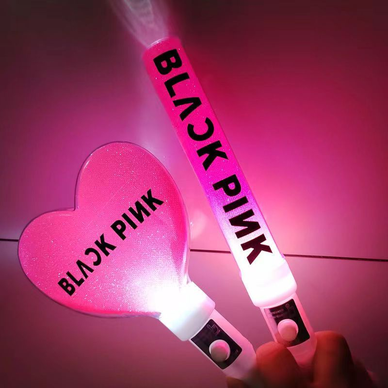 blackpink Fluorescent Stick Pink Love Concert Acrylic Flashlight Flash ...
