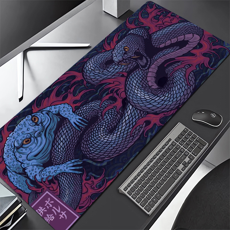 Master of The Devil Japan Mouse Pad Black and White Gaming Keyboard ...
